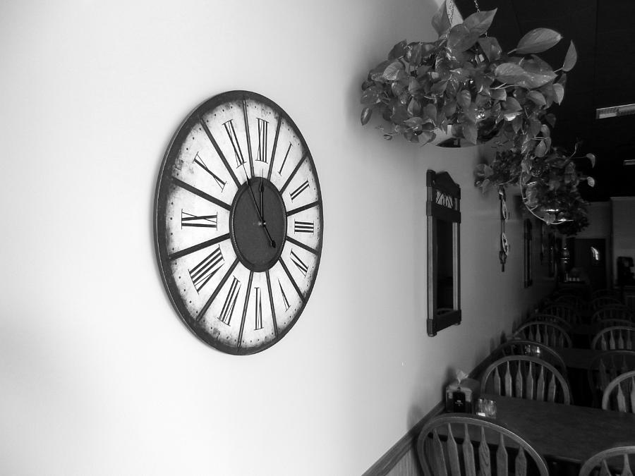 The Clock Photograph by David Brown - Fine Art America