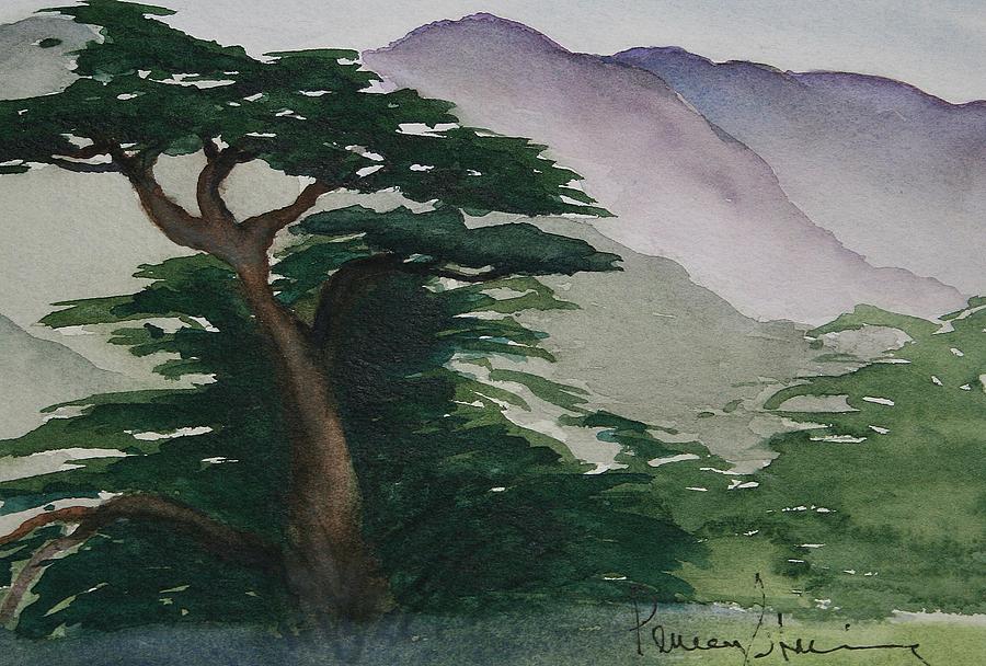 The Cypress Tree Painting by Penny Stroening