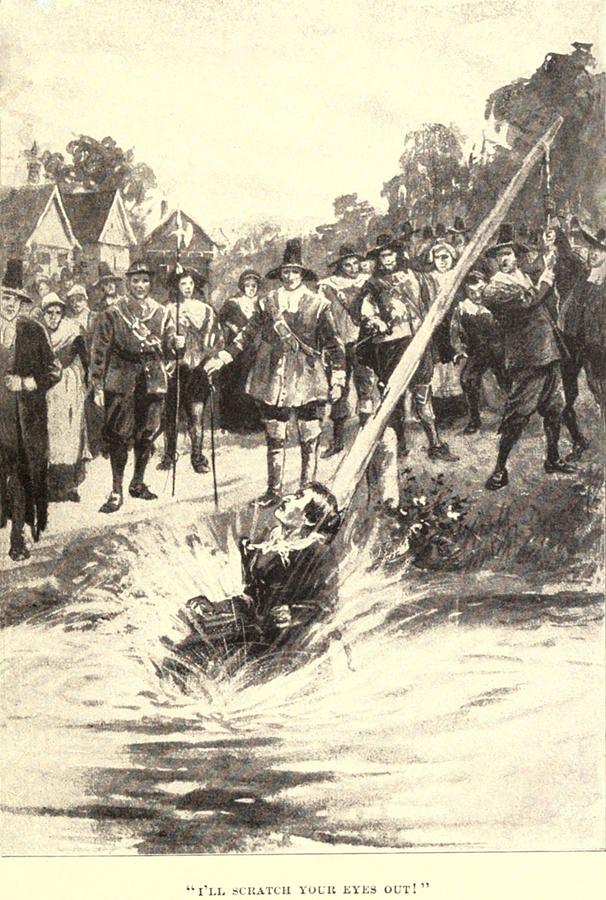 The Ducking Stool Originated Photograph by Everett - Fine Art America