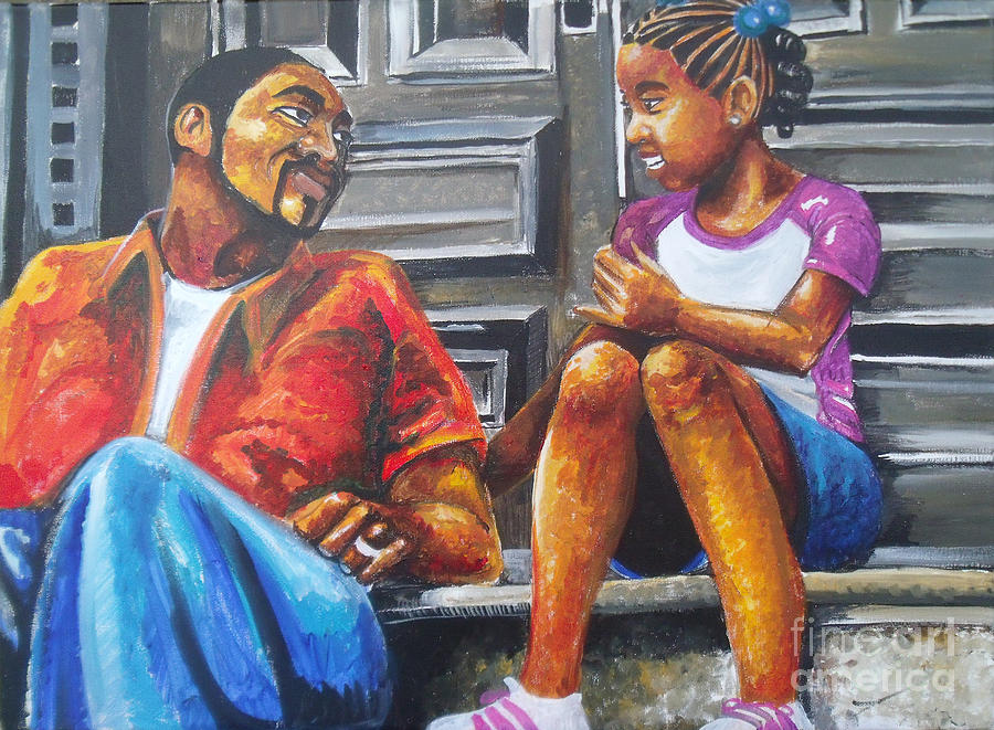 The Explanation Painting by Reshada Pullen - Pixels
