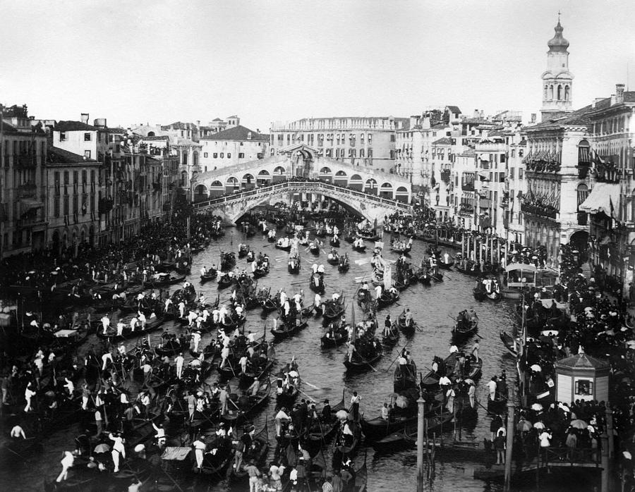 The Grand Canal, Venice, Italy, C Photograph by Everett - Fine Art America