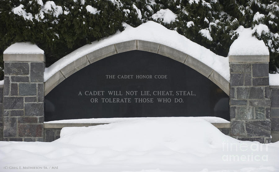 The Honor Code at West Point NY Photograph by Greg E Mathieson Sr ...