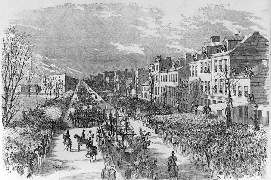 The Inauguration Procession In Honor Photograph by Everett | Fine Art ...