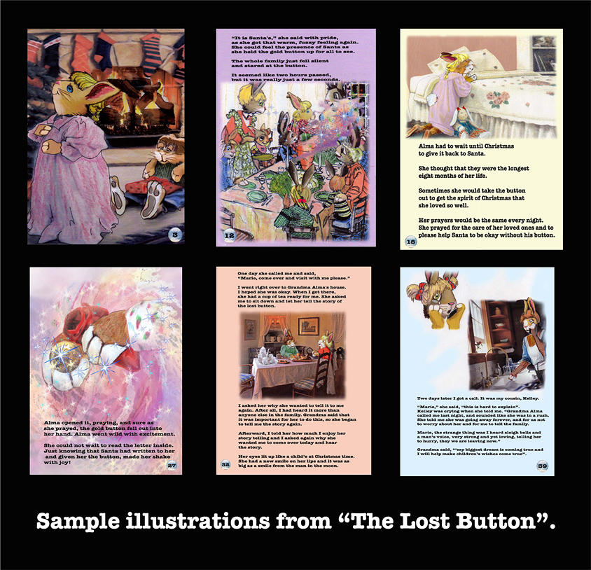 The Lost Button Painting by Robert Michael Henry - Fine Art America