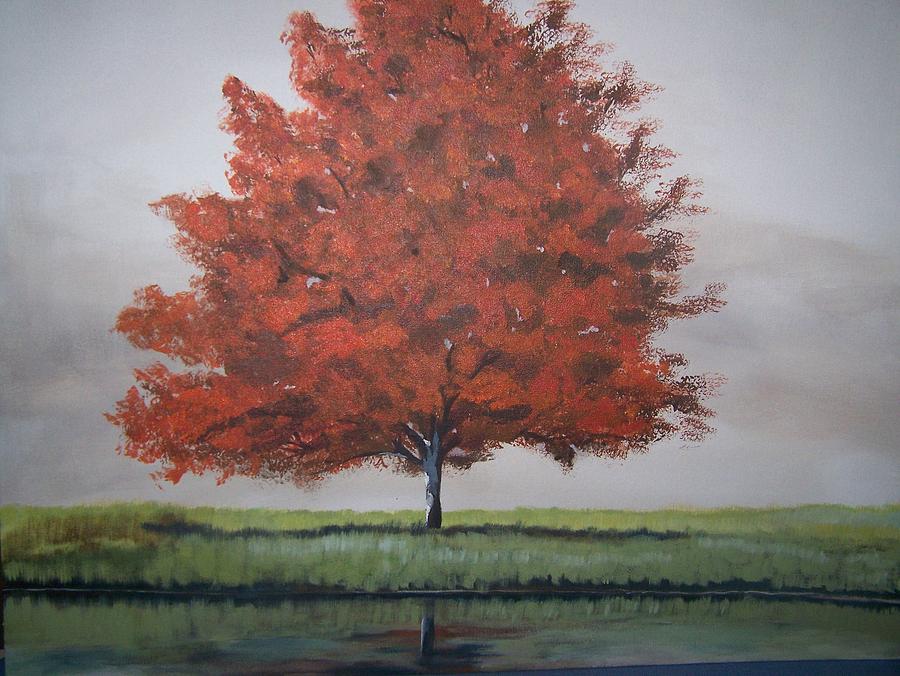 The Maple Tree Painting by Nidhi Namdev | Fine Art America