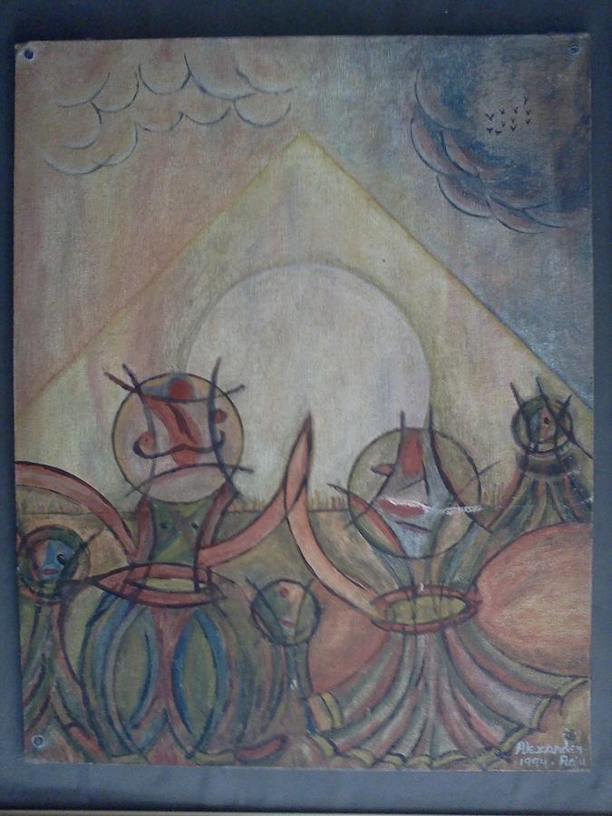 The Noon Painting by Alexander Raju - Pixels