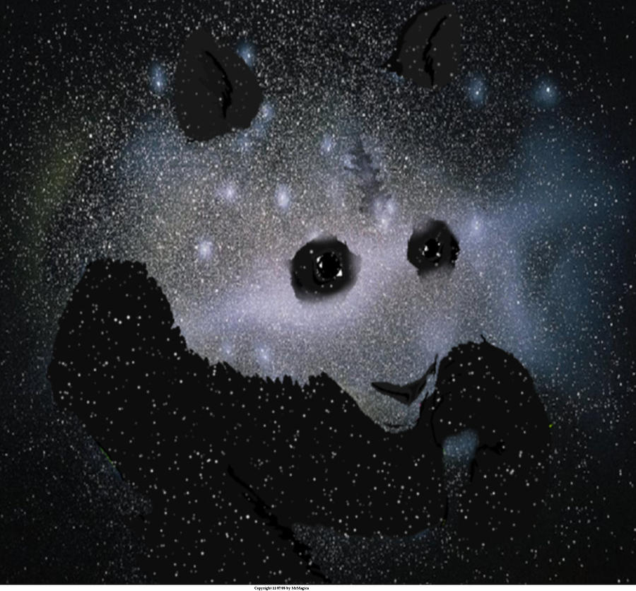The Panda Galaxy Digital Art by Mario Carini | Fine Art America