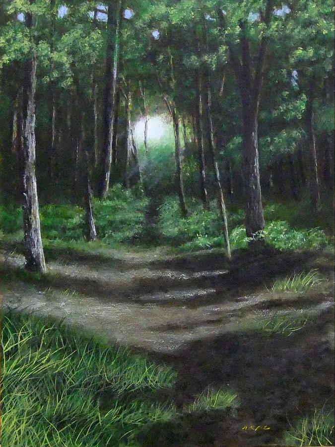 The Path Painting by Leo McRee - Fine Art America