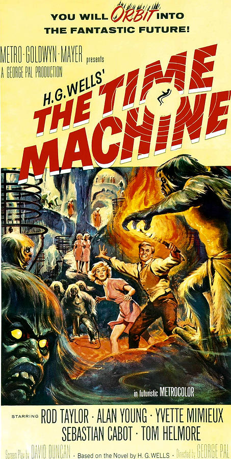 The Time Machine, From Left Yvette Photograph by Everett - Pixels
