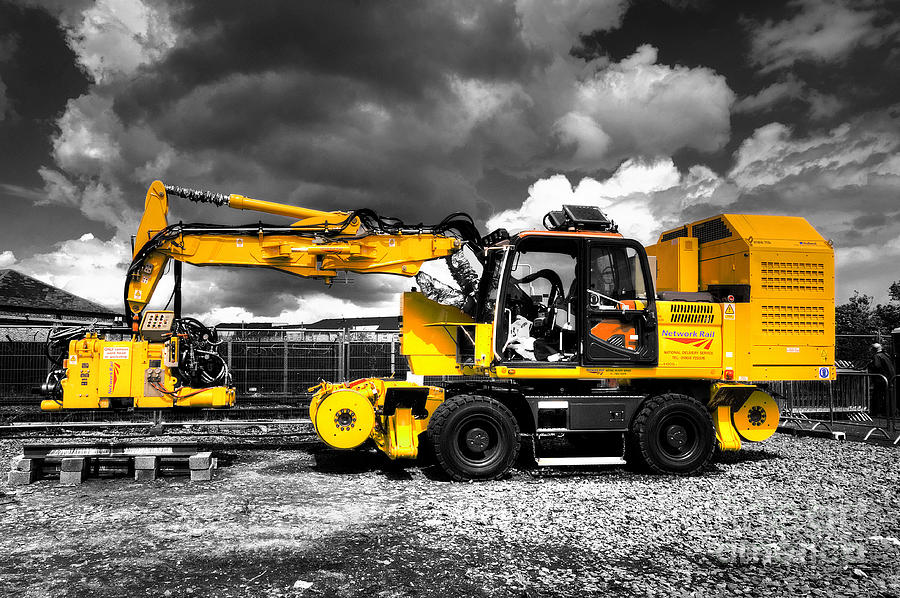 The Track Welder Photograph by Rob Hawkins - Fine Art America