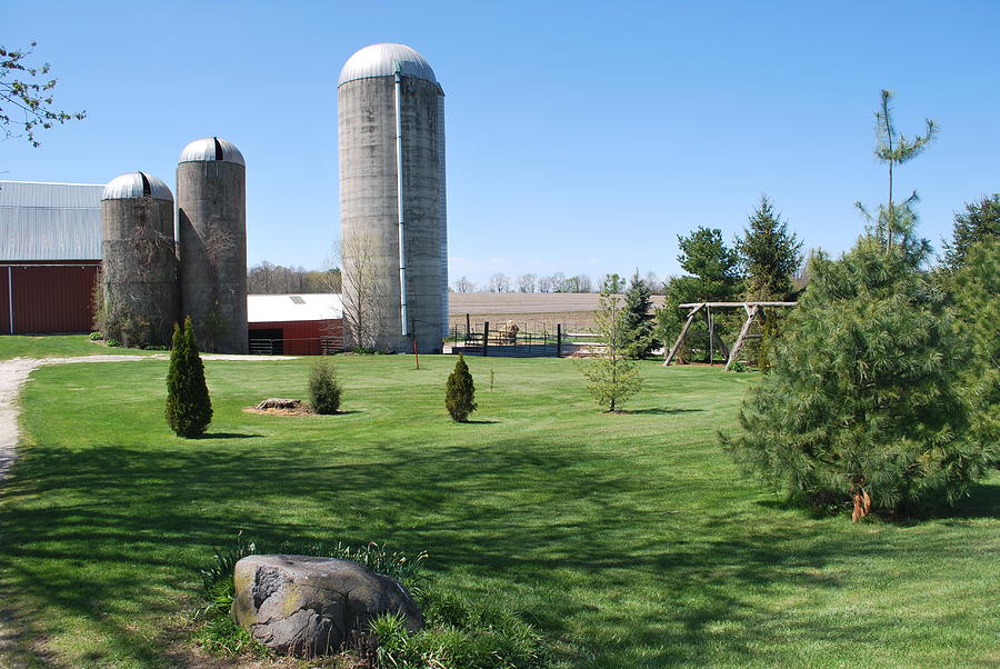 Three Silos Photograph by Grace Matson - Fine Art America