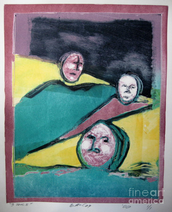 Three Souls Painting by Brian McCoy | Fine Art America