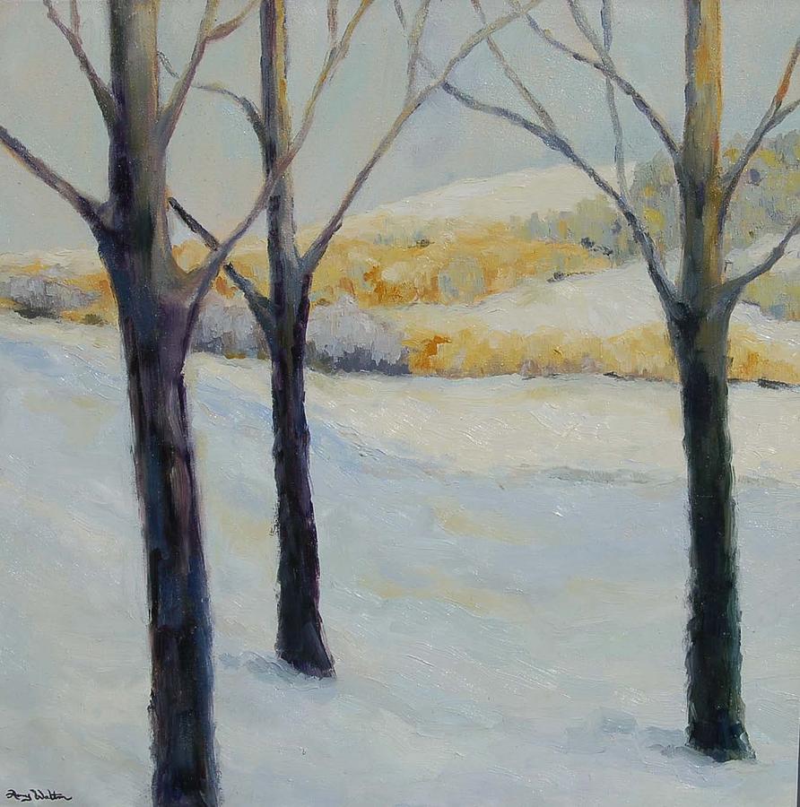 Three Trees Painting by Amy Walton - Pixels