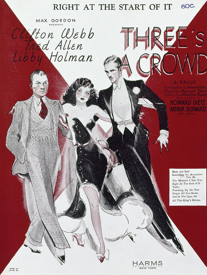 Threes A Crowd, 1930 Photograph by Granger - Fine Art America
