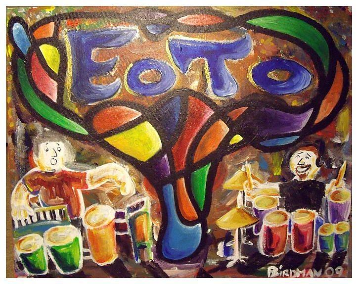 Thunk Eoto Improv Painting by Steve Weber - Pixels