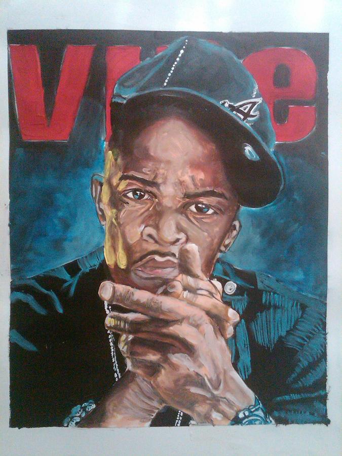 T.I. Drawing Mixed Media by Tyrell Bronner - Fine Art America