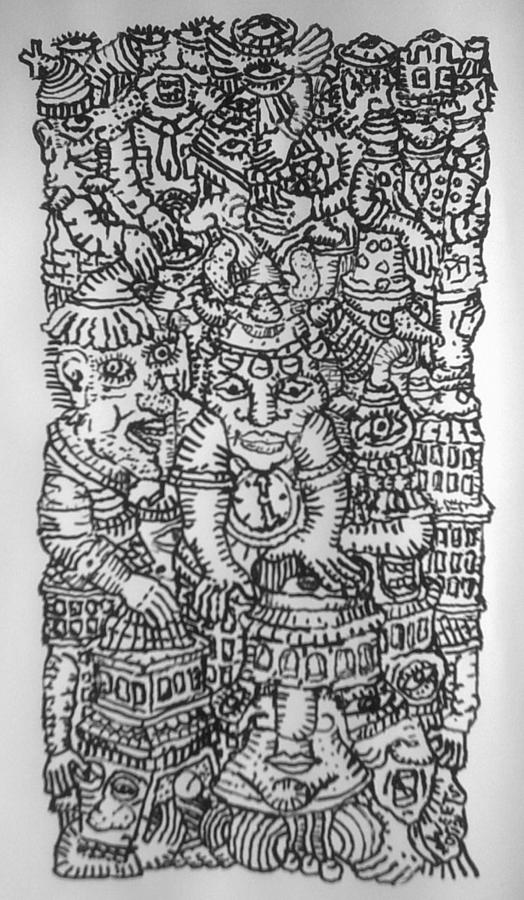 Time conscious Drawing by Eric Weets - Fine Art America