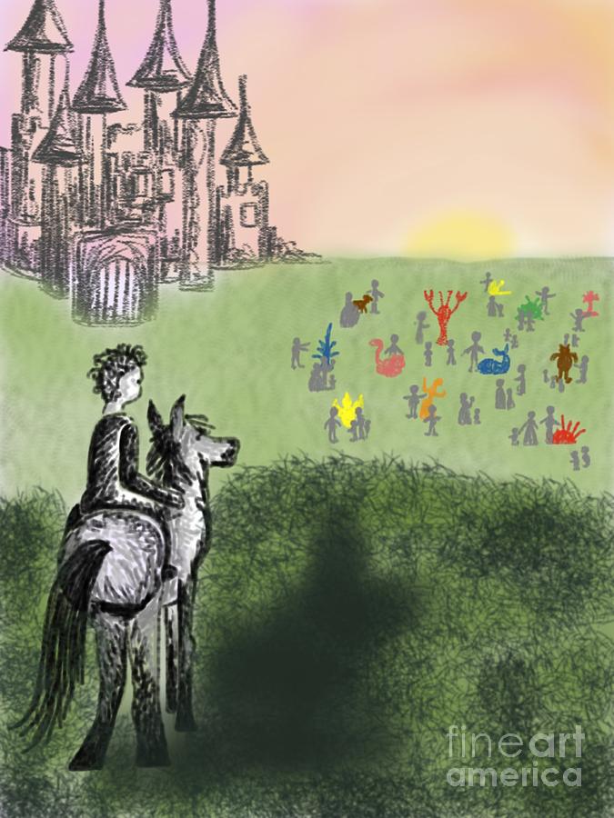 Titus Groan Drawing by Daina Valiulis - Fine Art America