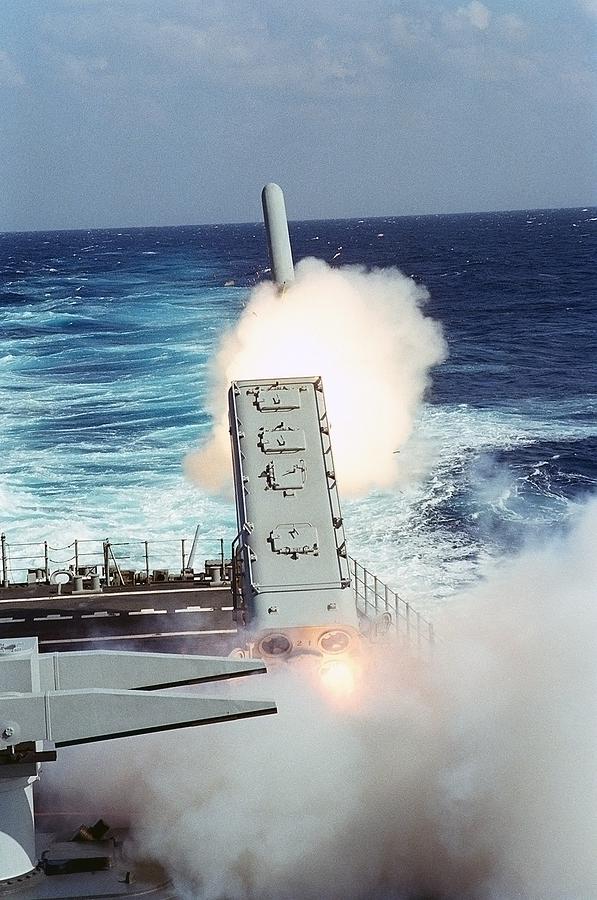 Tomahawk Missile Launched Photograph by Everett