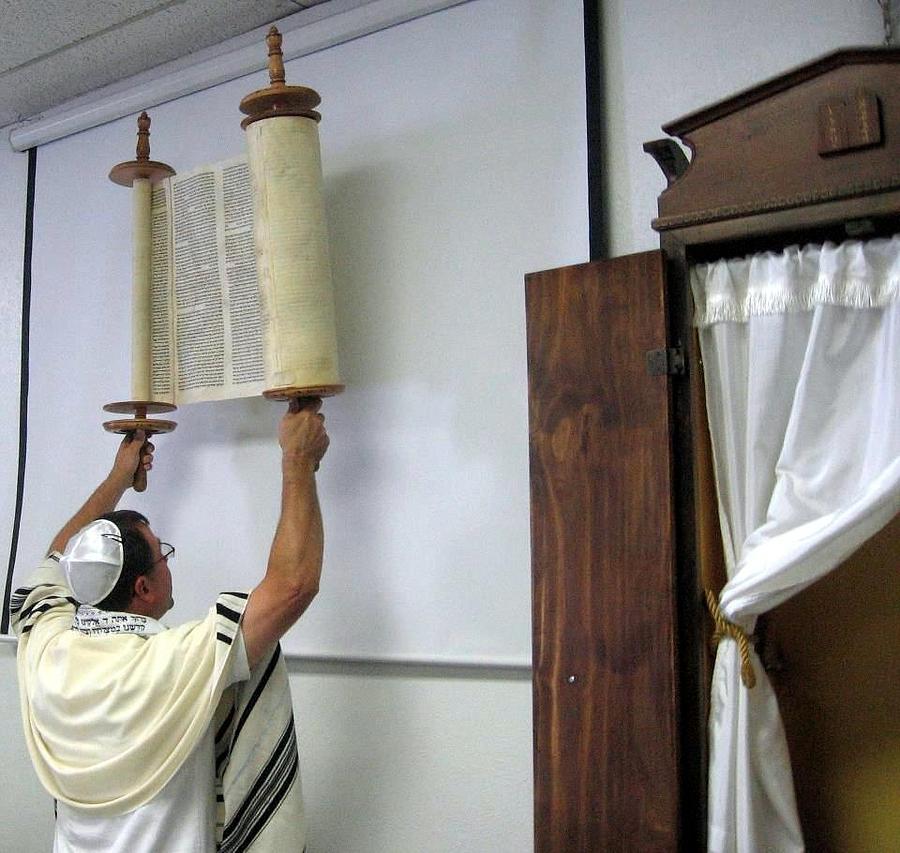 Torah being lifted up Photograph by Amy Hosp - Fine Art America