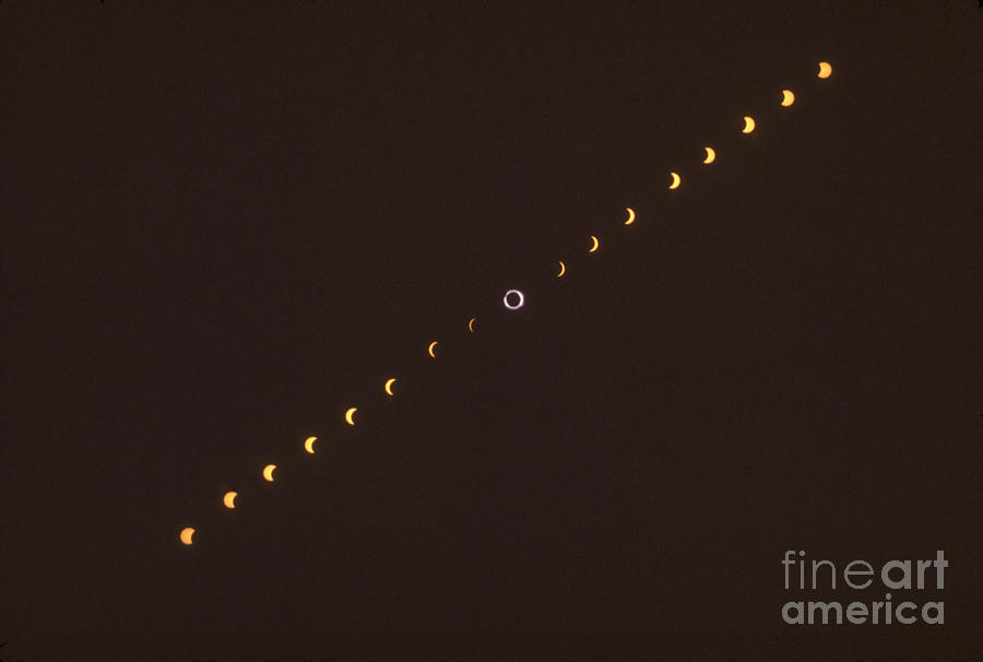 Total Solar Eclipse Sequence Photograph by Science Source - Fine Art ...