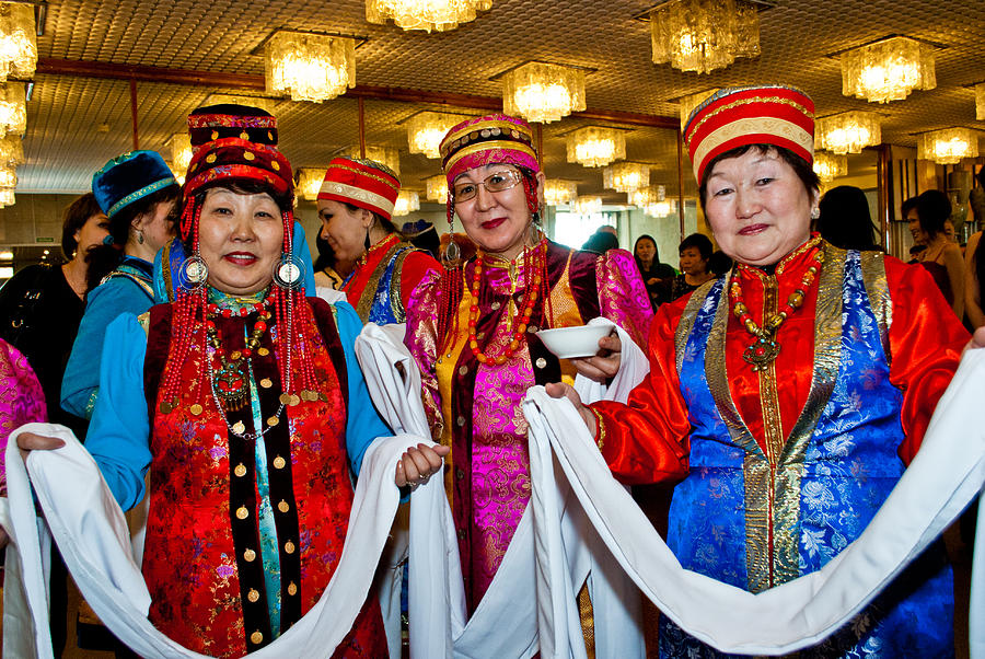 Traditional Buryat Greeting Photograph by Alexander Newby | Fine Art ...