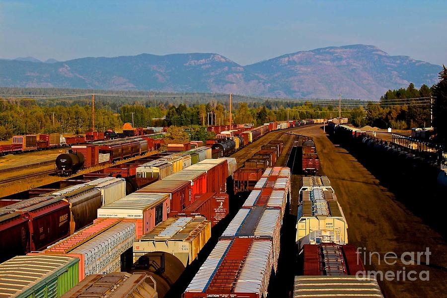 Train Depots Photograph by Mike Stone - Pixels