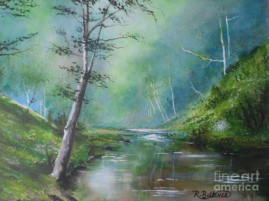 Tranquil Spring Painting by Robert Ballance | Fine Art America