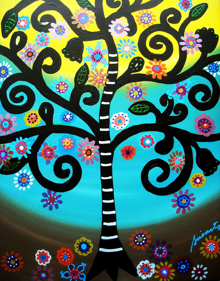 Tree Of Hope Painting by Pristine Cartera Turkus - Fine Art America