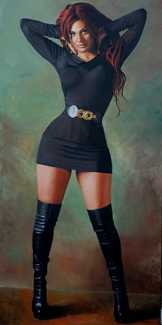 Trisha Painting by Stuart Curtis - Pixels