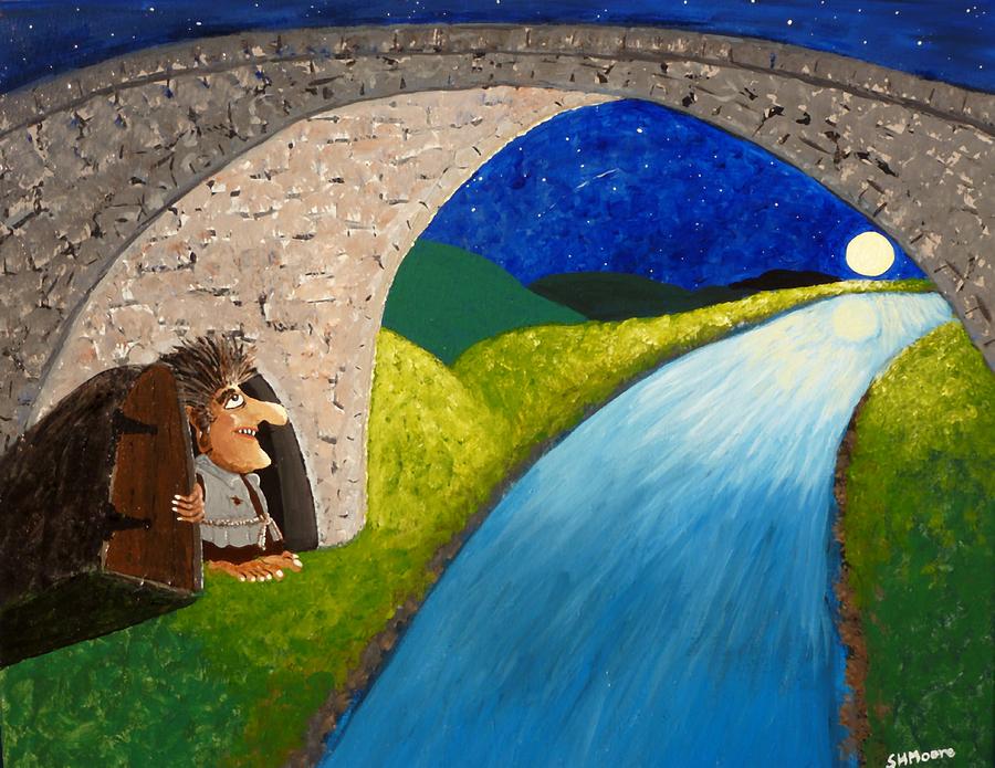 Troll Moon Rising Painting by Scott Moore | Fine Art America