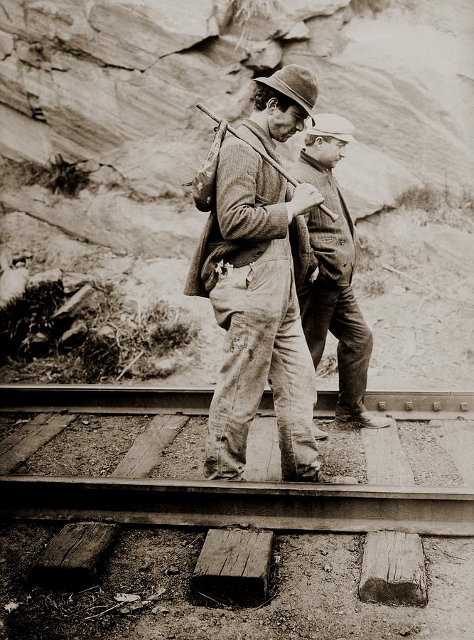 Two Tramps, One Photograph by Everett - Fine Art America