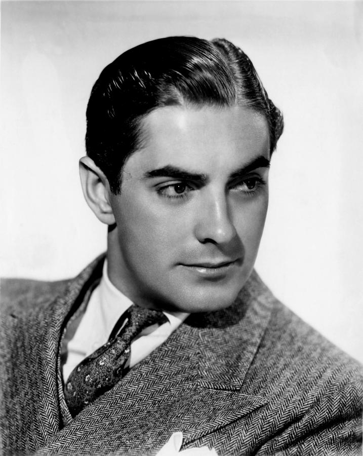 Tyrone Power, Ca. 1940 Photograph by Everett - Fine Art America