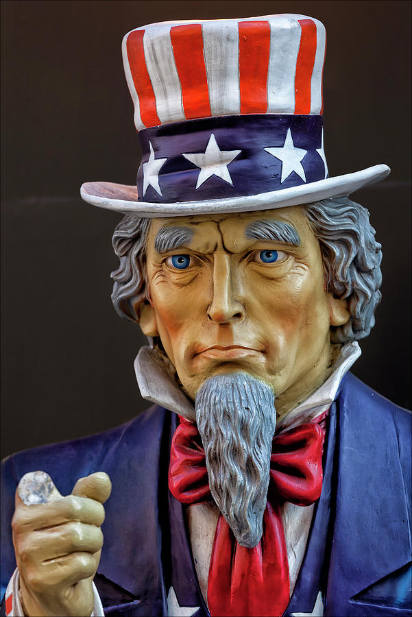 Uncle Sam Statue Photograph by Robert Ullmann