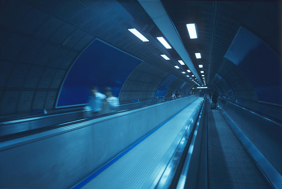 Underground Travelator Photograph by Carlos Dominguez | Fine Art America