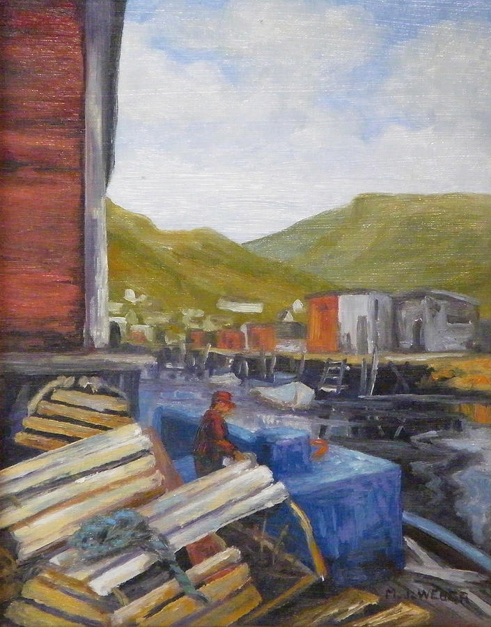 Unloading Painting by M J Weber - Pixels