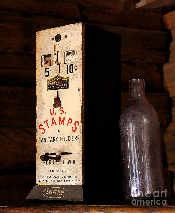 U.S. Stamp Machine Photograph by Gayle Johnson - Fine Art America