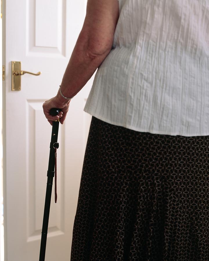 Using A Walking Stick Photograph by - Pixels