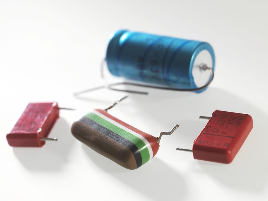 Various Capacitors Photograph by Tek Image - Fine Art America