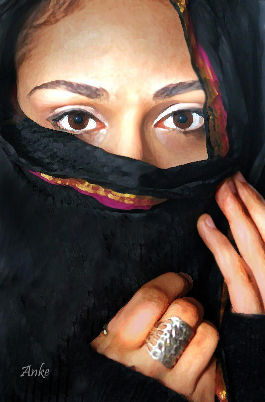 Veiled Painting by Anke Wheeler - Fine Art America