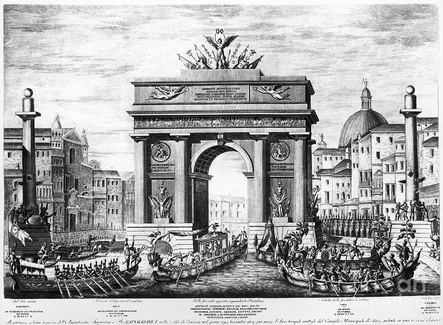 Venice: Grand Canal, 1807 Photograph by Granger - Pixels