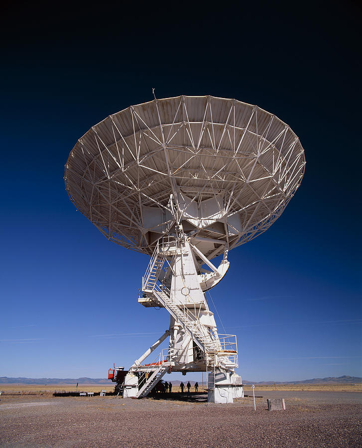 Very Large Array (vla) Radio Antenna Being Moved Photograph by David ...
