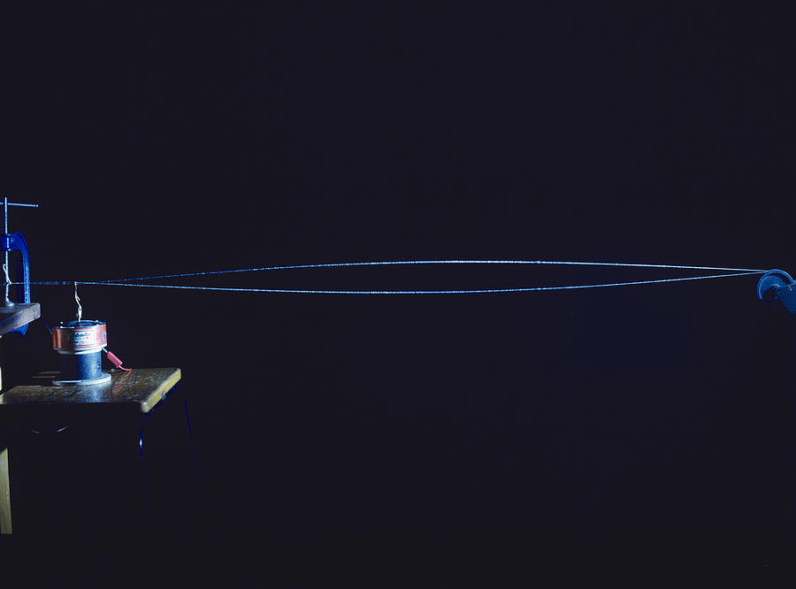 Vibrating String by Science Photo Library