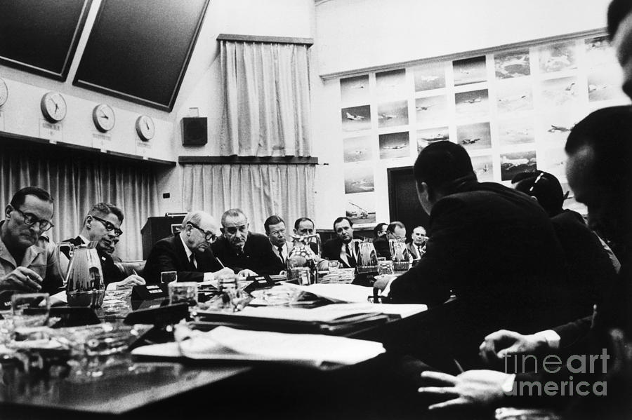 Vietnam War Conference Photograph by Granger - Fine Art America