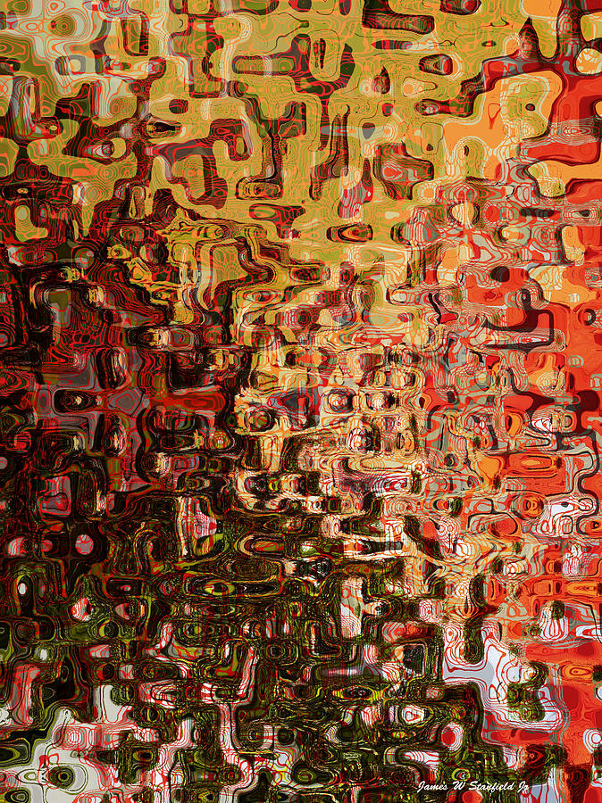 View from kitchen window --35 Painting by James Stanfield - Fine Art ...