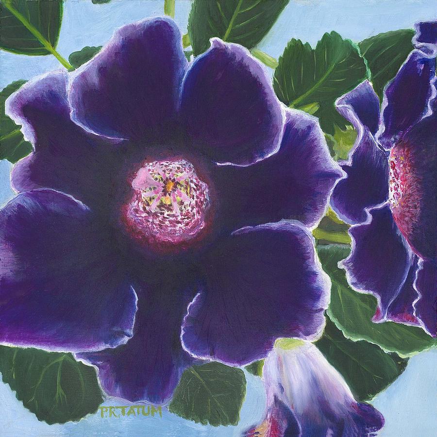 Violets Painting by Pamela Ramey Tatum - Fine Art America