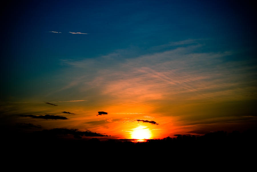 Vivid Sunset Photograph by Andy Comber - Fine Art America