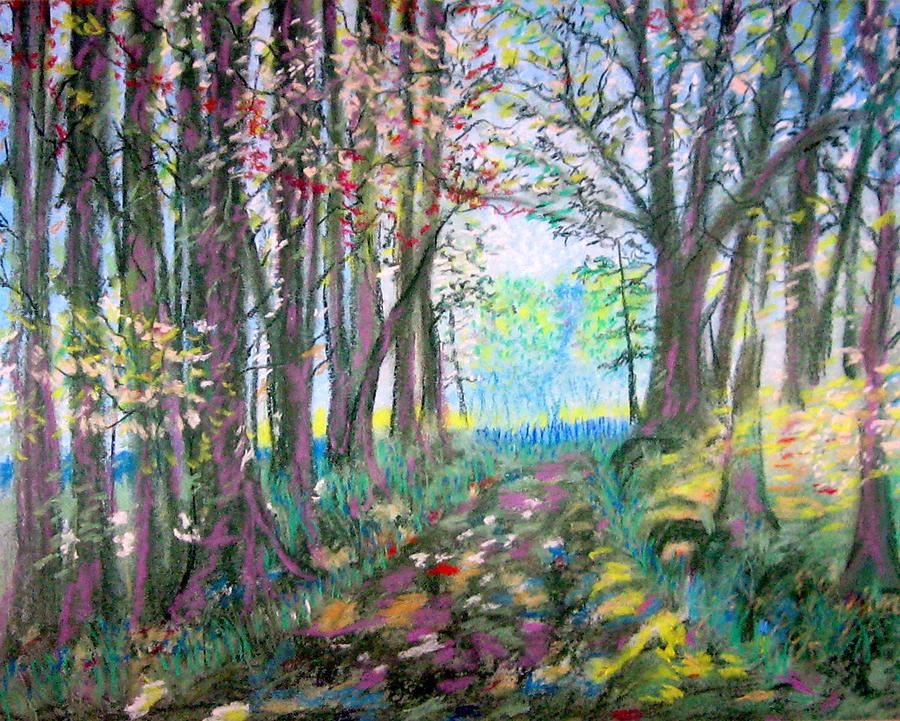 Walk Into Spring Painting by Jane Williams Clayton - Fine Art America
