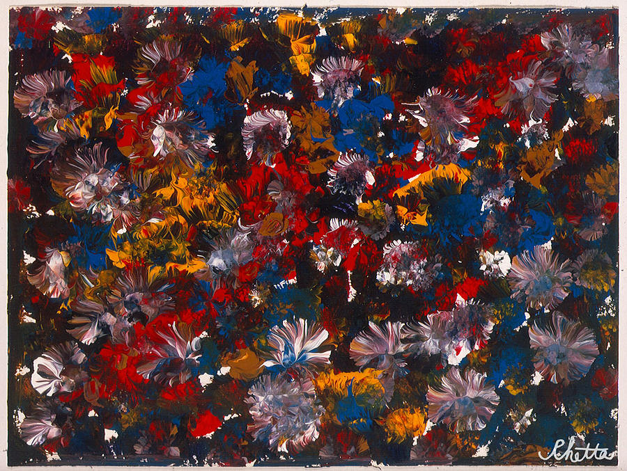 Wall Garden Painting by Rhetta Hughes | Fine Art America