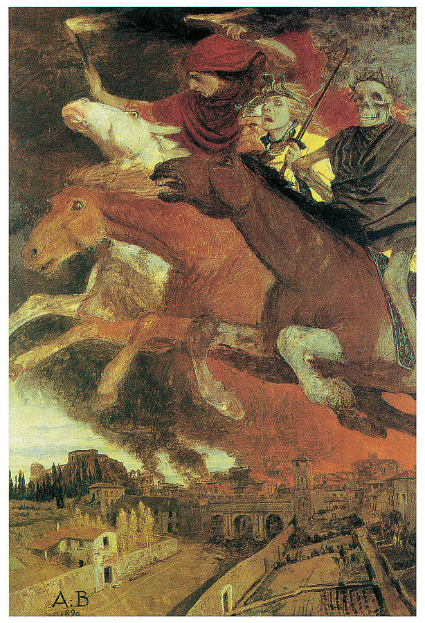 War Painting by Arnold Bocklin - Fine Art America